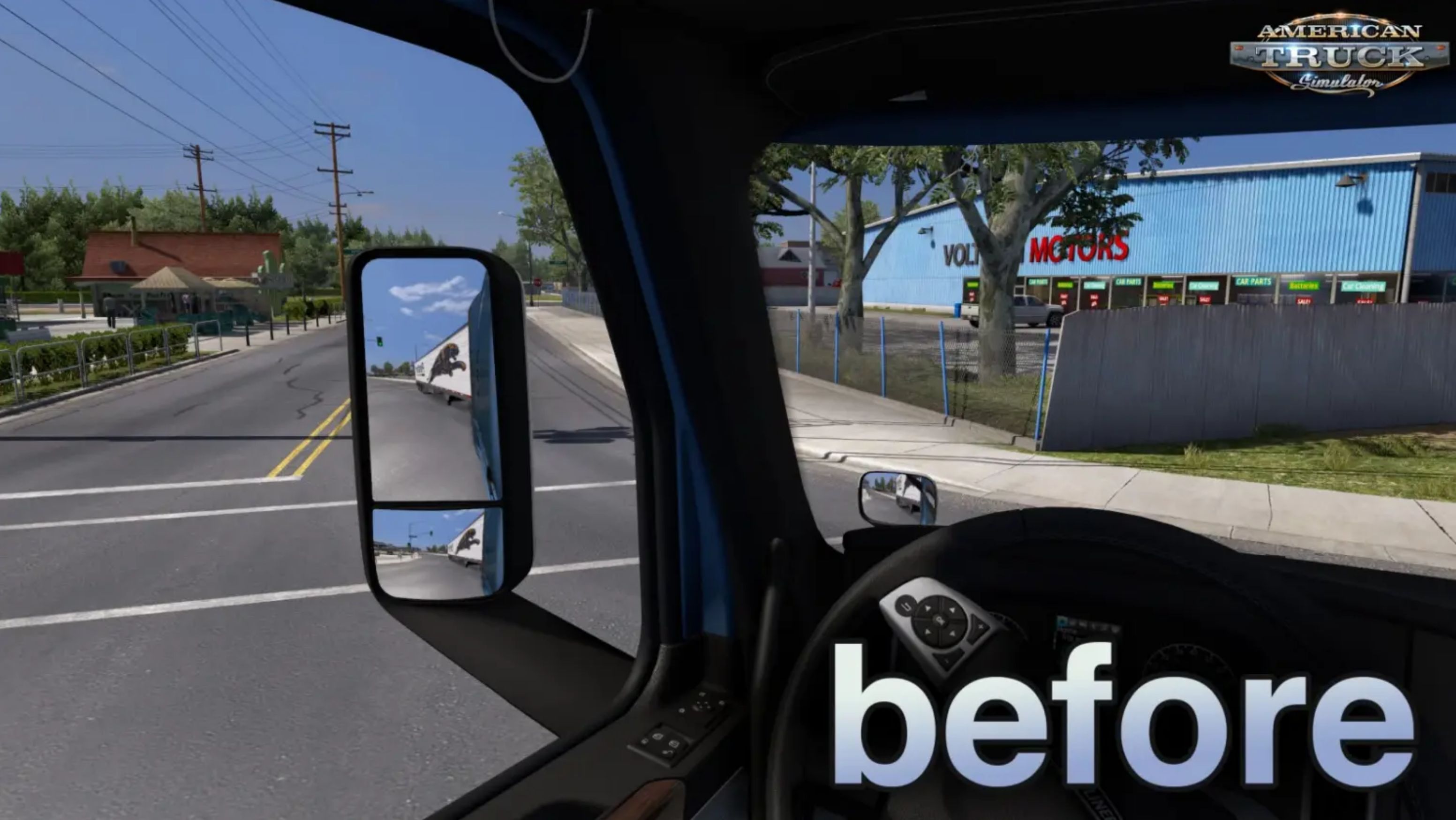 True Mirror FOV v1.57 (1.57.x) Mod - ATS Mod | American Truck Simulator Mod