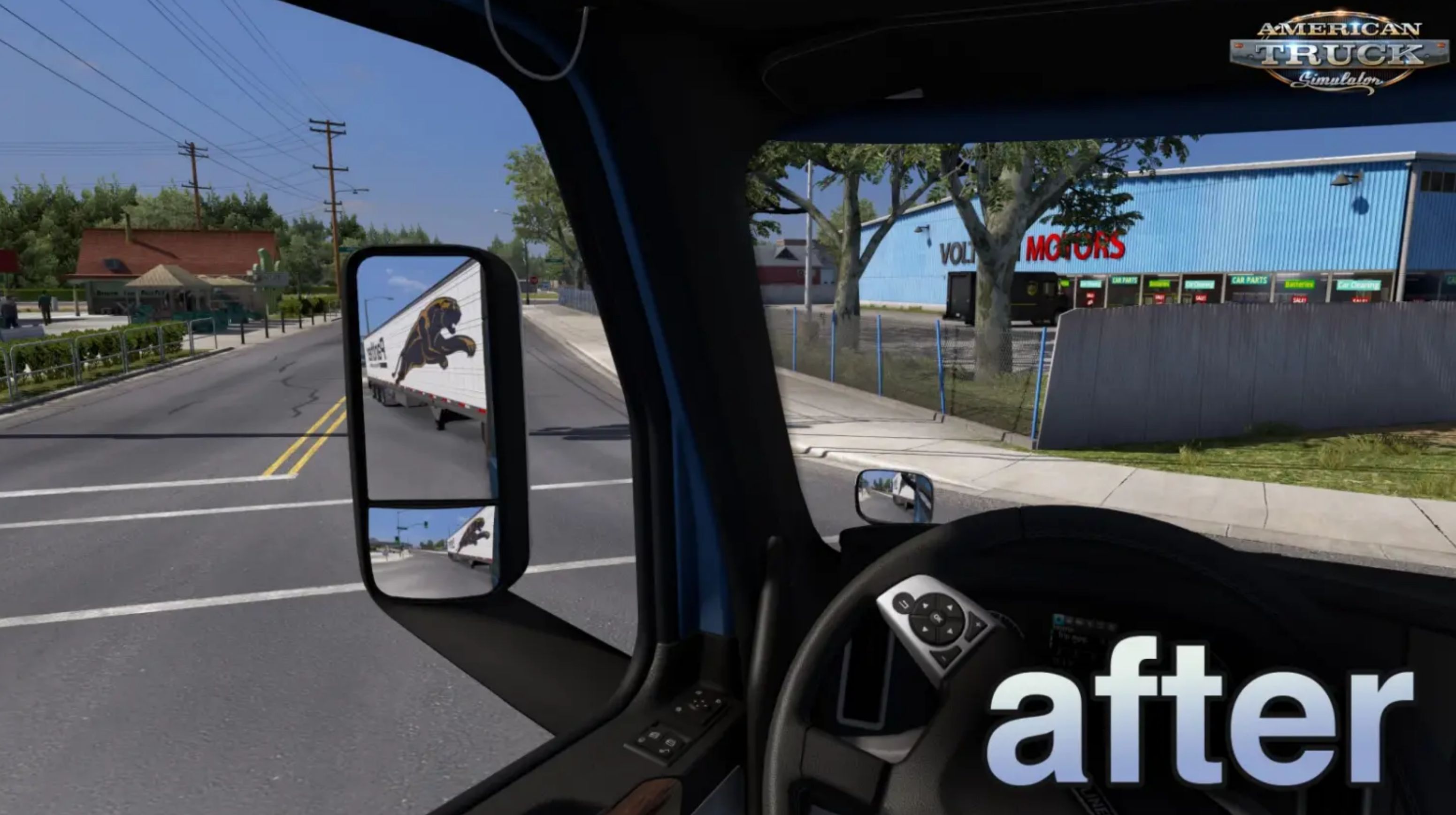 True Mirror FOV v1.57 (1.57.x) Mod - ATS Mod | American Truck Simulator Mod