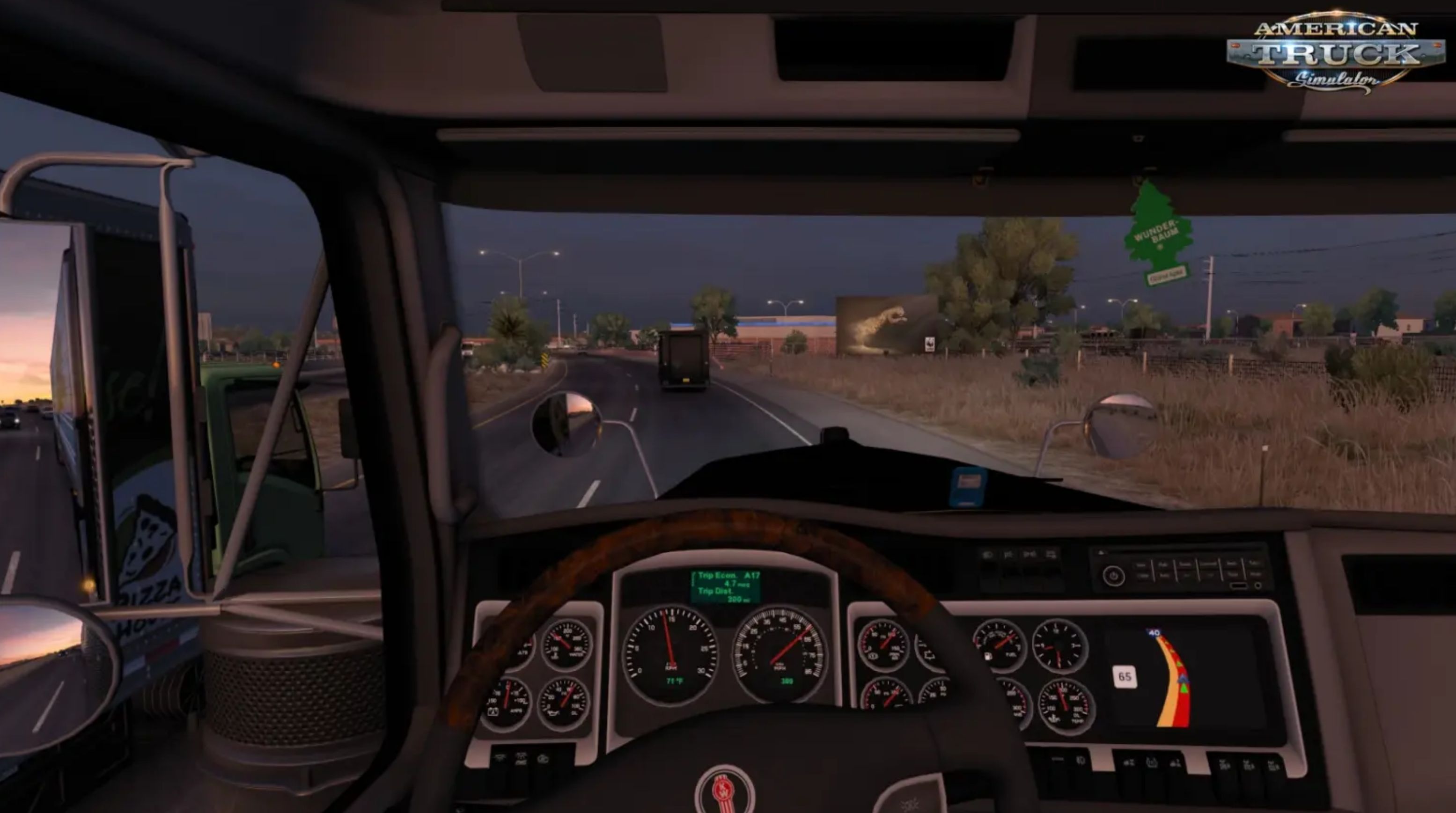 True Mirror FOV v1.57 (1.57.x) Mod - ATS Mod | American Truck Simulator Mod