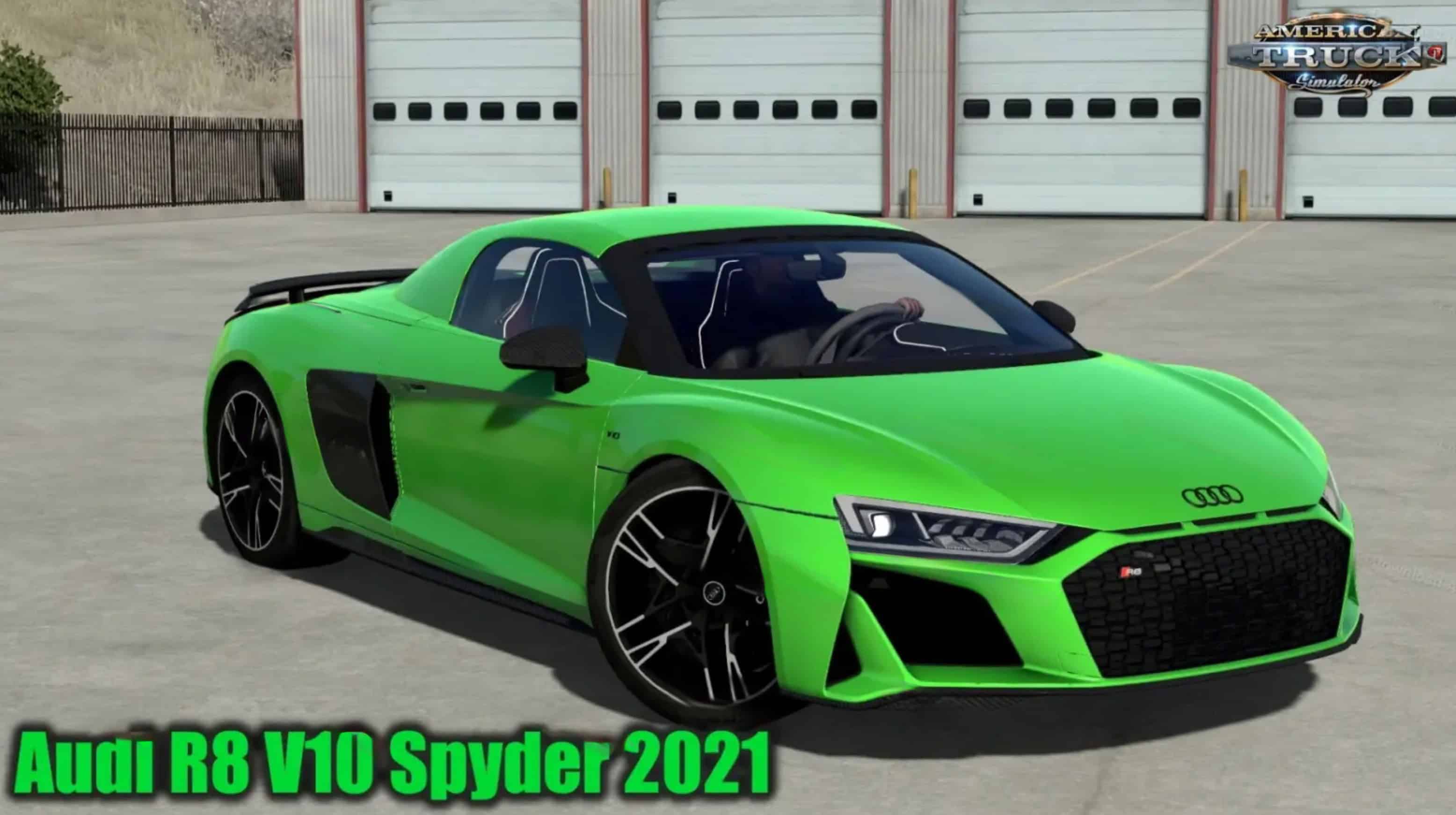 Audi R8 V10 Spyder 2021 + Interior v1.5 (1.57.x) Mod - ATS Mod ...