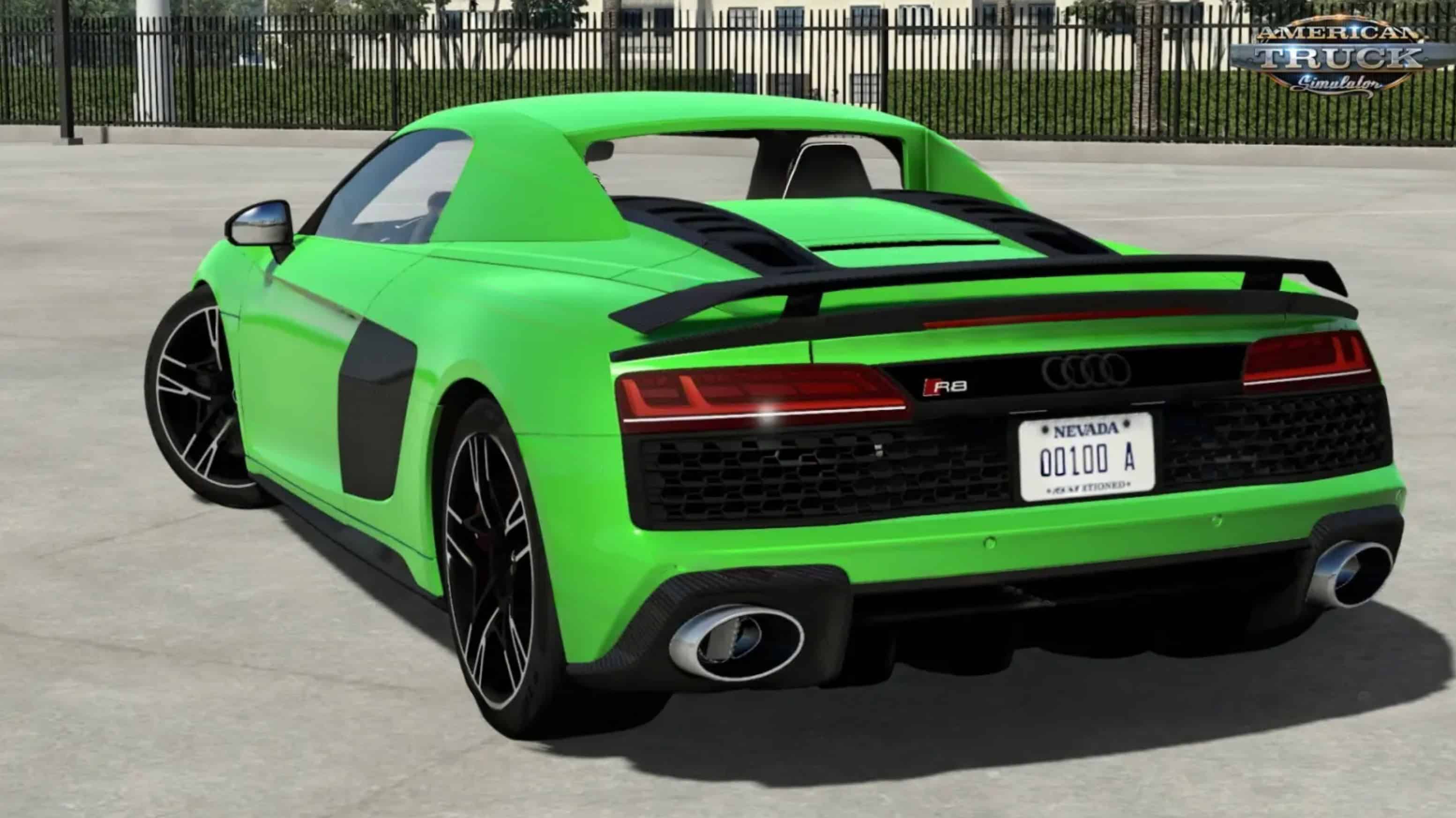 Audi R8 V10 Spyder 2021 + Interior v1.5 (1.57.x) Mod - ATS Mod ...