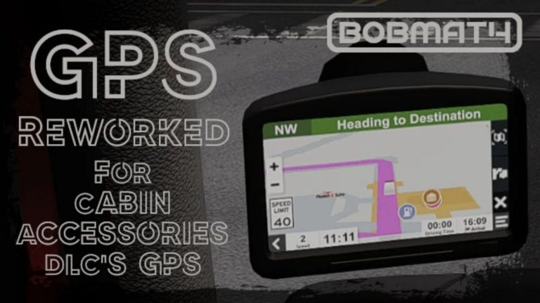 GPS Reworked for Cabin Accessories DLC's GPS + Dark Mode v1.3 1.57 Mod ...