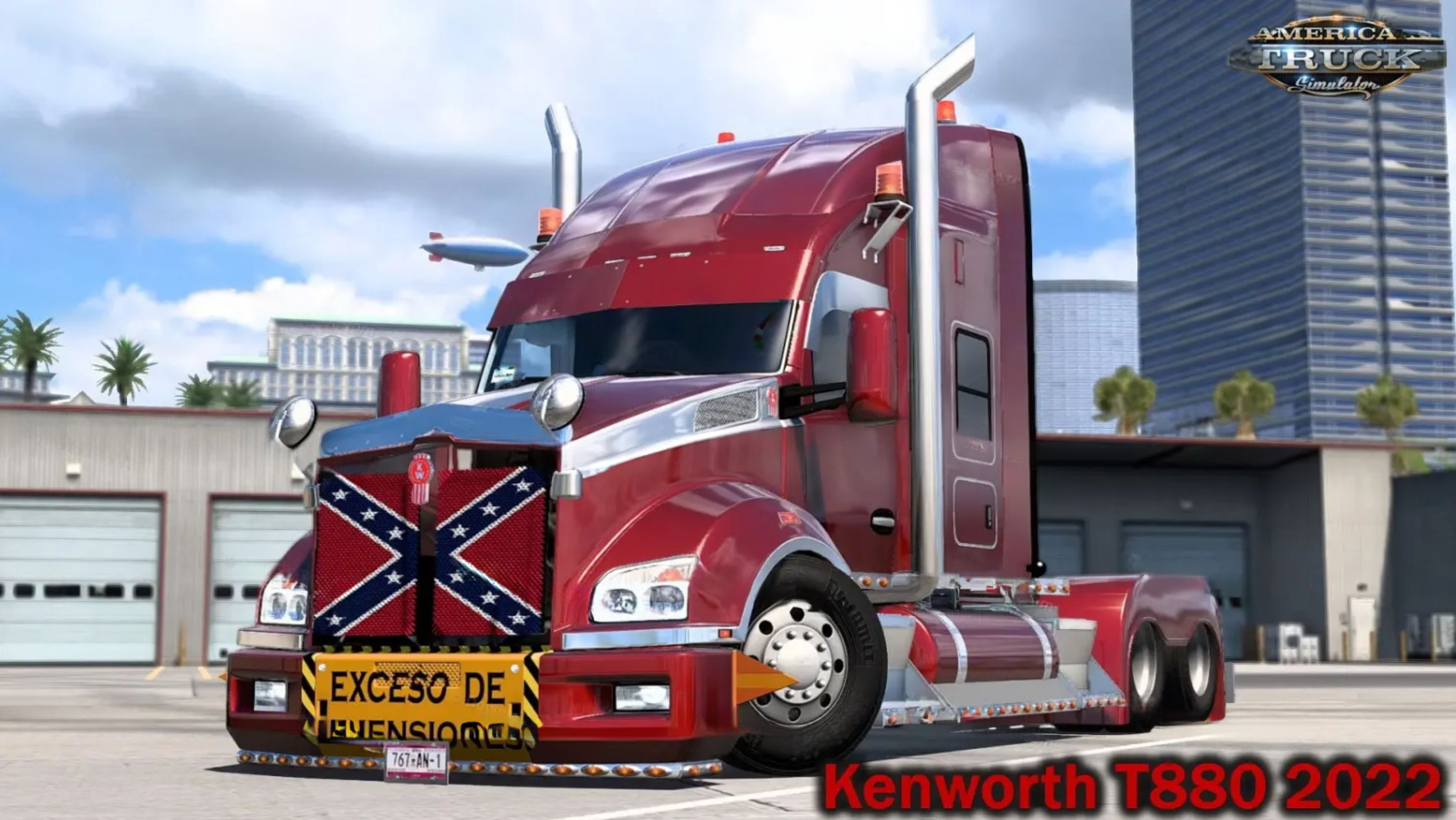 Kenworth T880 2022 Mexicano + Interior v1.2 (1.57.x) Mod - ATS Mod ...