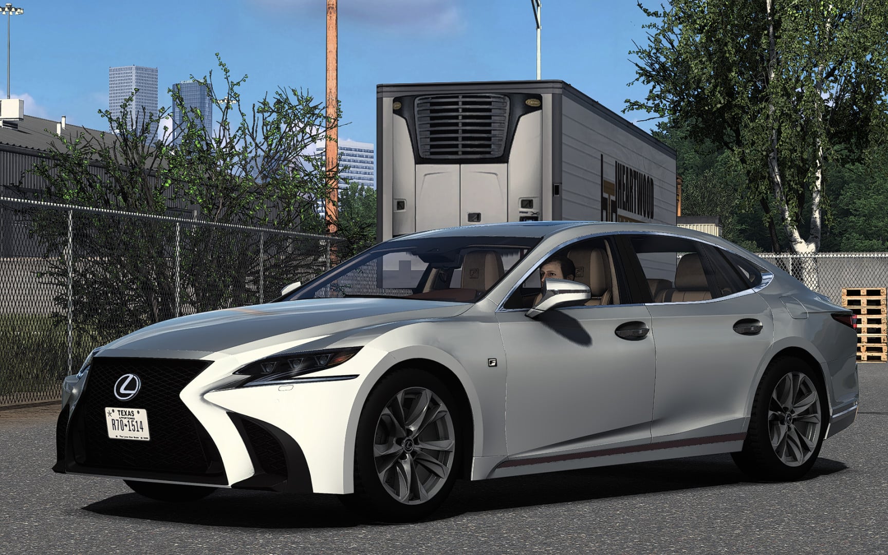 Lexus LS 500 F-Sport 2018 V2.0 1.57 Mod - ATS Mod | American Truck ...