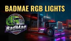 MrBadMae's RGB Headlights v1.1 Mod - ATS Mod | American Truck Simulator Mod