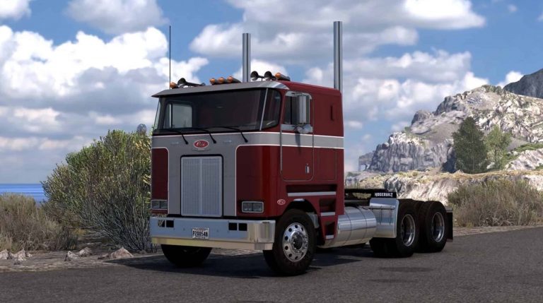 Pete 362 Cabover v5.4 1.57 Mod - ATS Mod | American Truck Simulator Mod