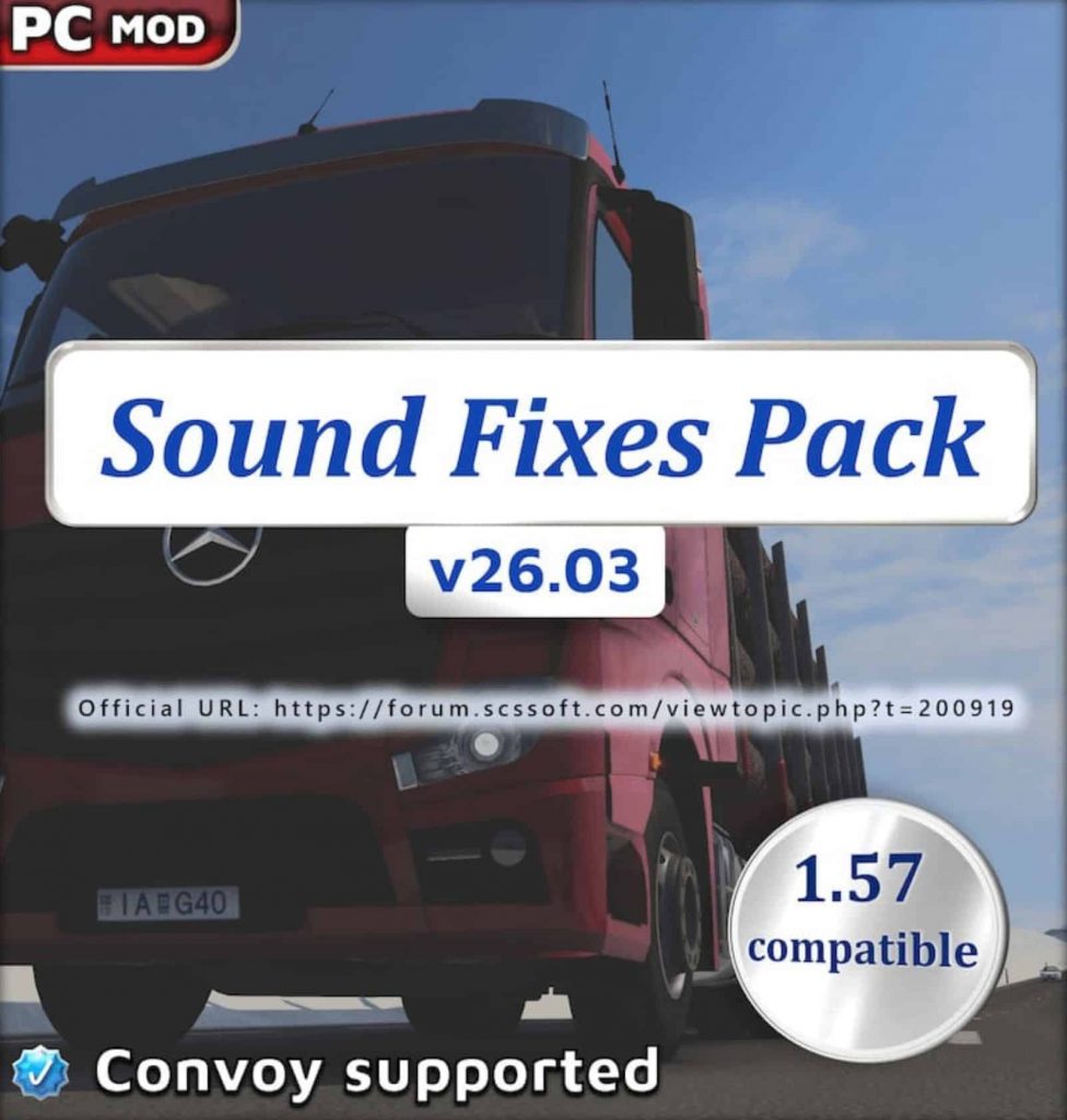 Sound Fixes Pack v26.03 Mod - ATS Mod | American Truck Simulator Mod
