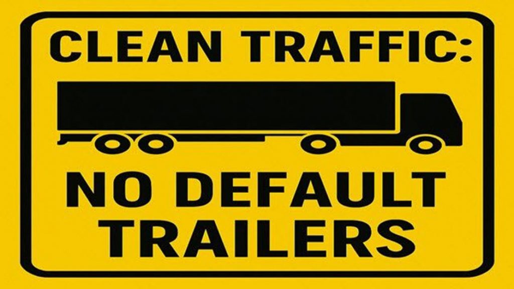 Clean Traffic No Default SCS Trailers V1.8 Mod - ATS Mod | American ...