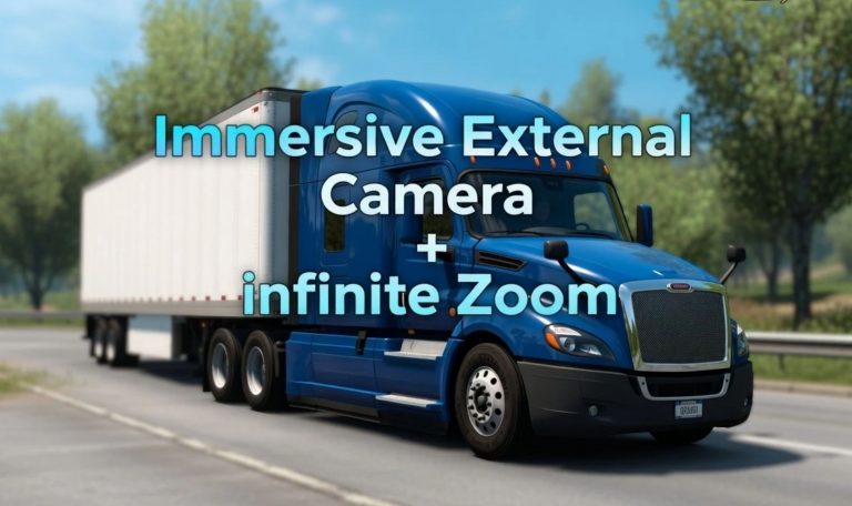 Immersive External Camera + Infinite Zoom v1.1 (1.57.x) Mod - ATS Mod ...
