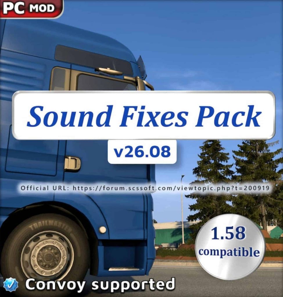 Sound Fixes Pack v26.08 Mod - ATS Mod | American Truck Simulator Mod