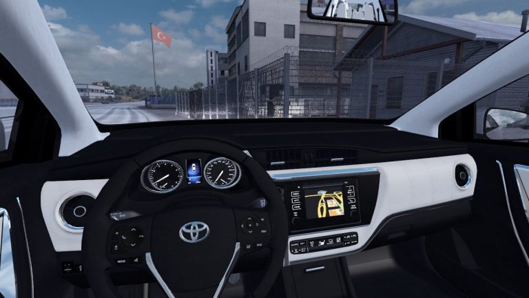Toyota Corolla 2018 v2.7 Mod - ATS Mod | American Truck Simulator Mod
