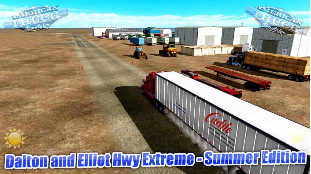 Dalton and Elliot Hwy Extreme 1:1 Scale Summer map ATS 1.58 Mod - ATS ...