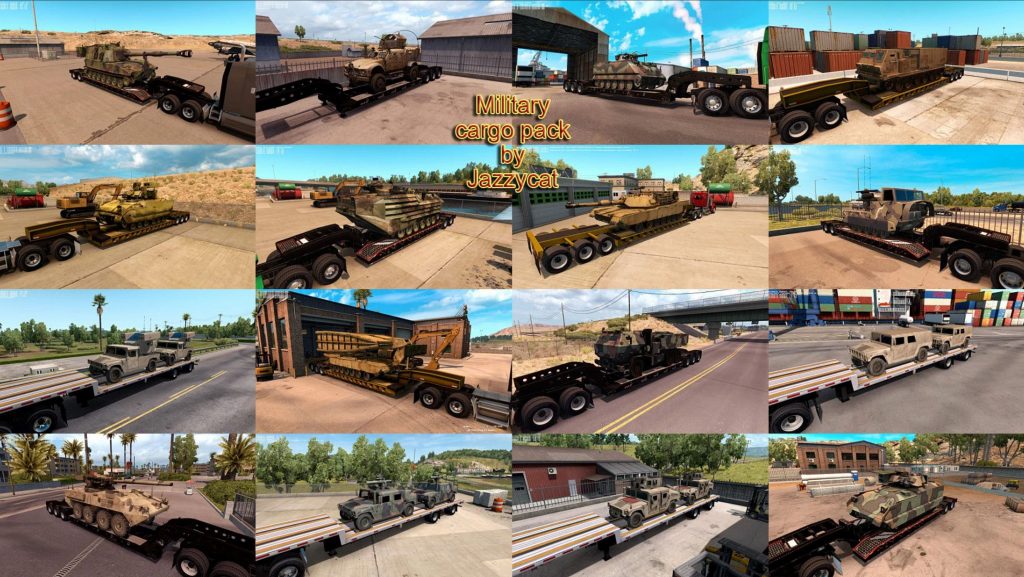 Military Cargo Pack by Jazzycat 1.6.2 Mod - ATS Mod | American Truck ...