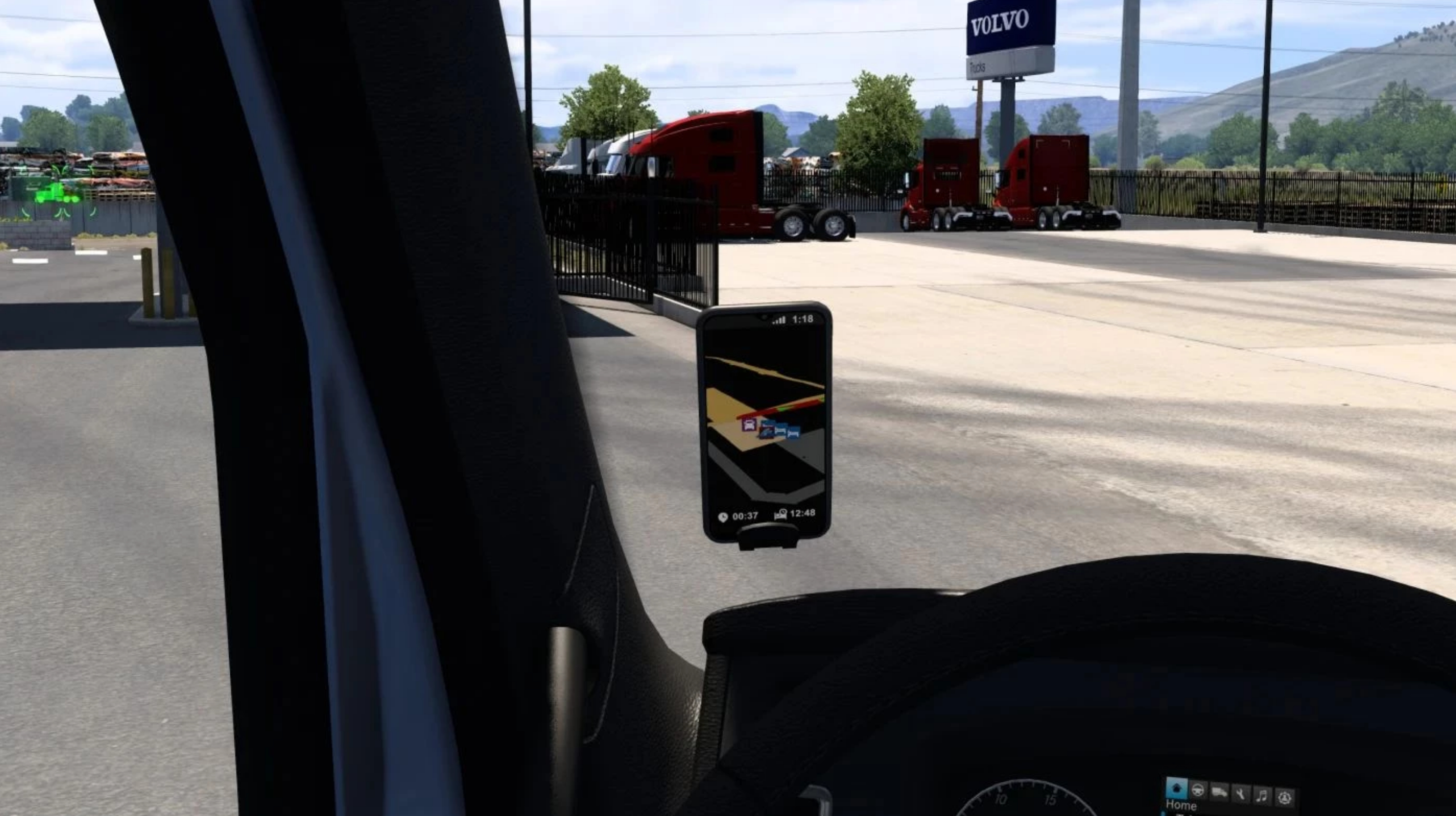ETA and rest on Cabin Accessory GPS v1.4 Mod - ATS Mod | American Truck ...