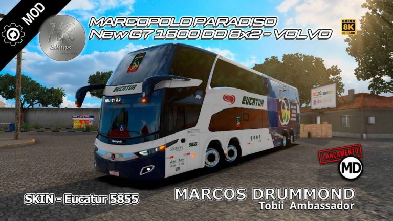 Marcopolo New G7 1800 Mod - ATS Mod | American Truck Simulator Mod